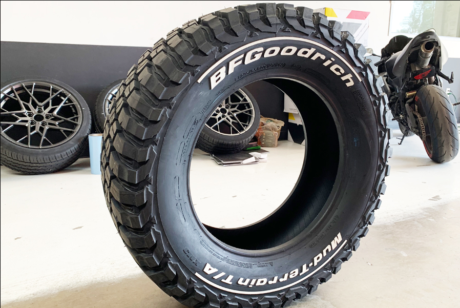 Custom Permanent Raised Rubber Tire Lettering Kit - Line Accent ...